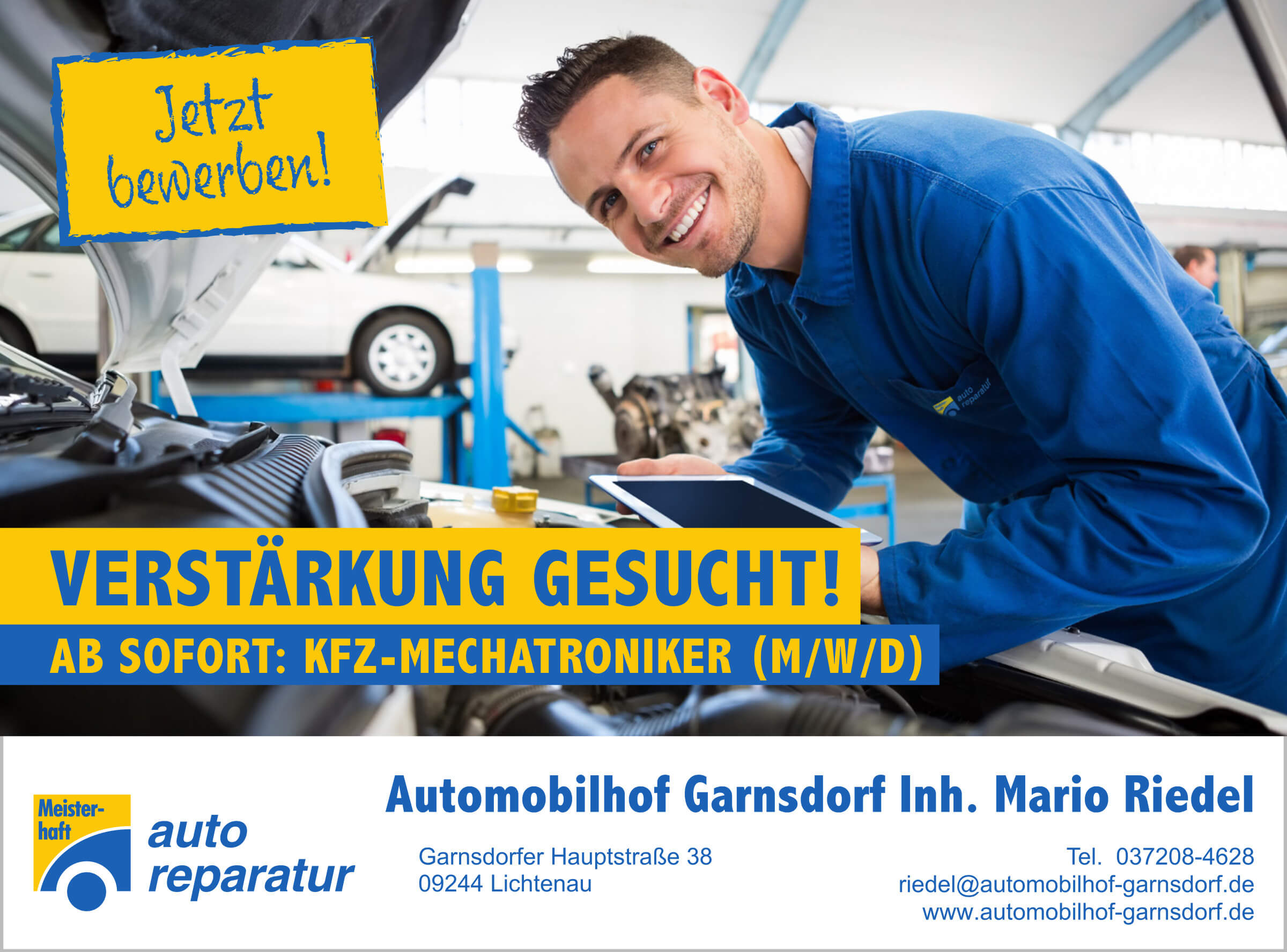 Automobilhof Garnsdorf Inh. Mario Riedel in Lichtenau - Meisterhaft ...